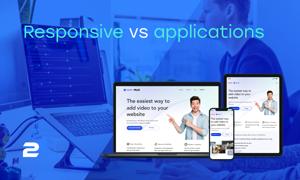 Differences between a responsive web, hybrid and native applications